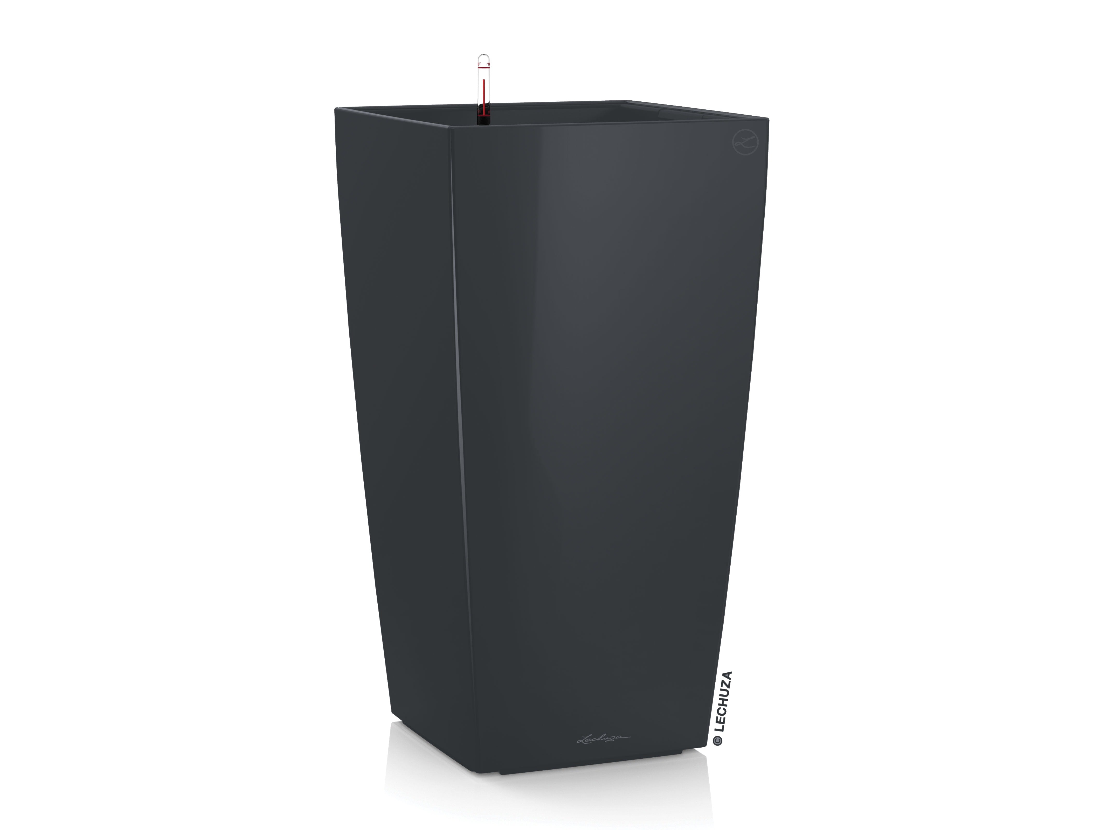 Lechuza Cubico Planter Colour 30 - Slate – Onecheq